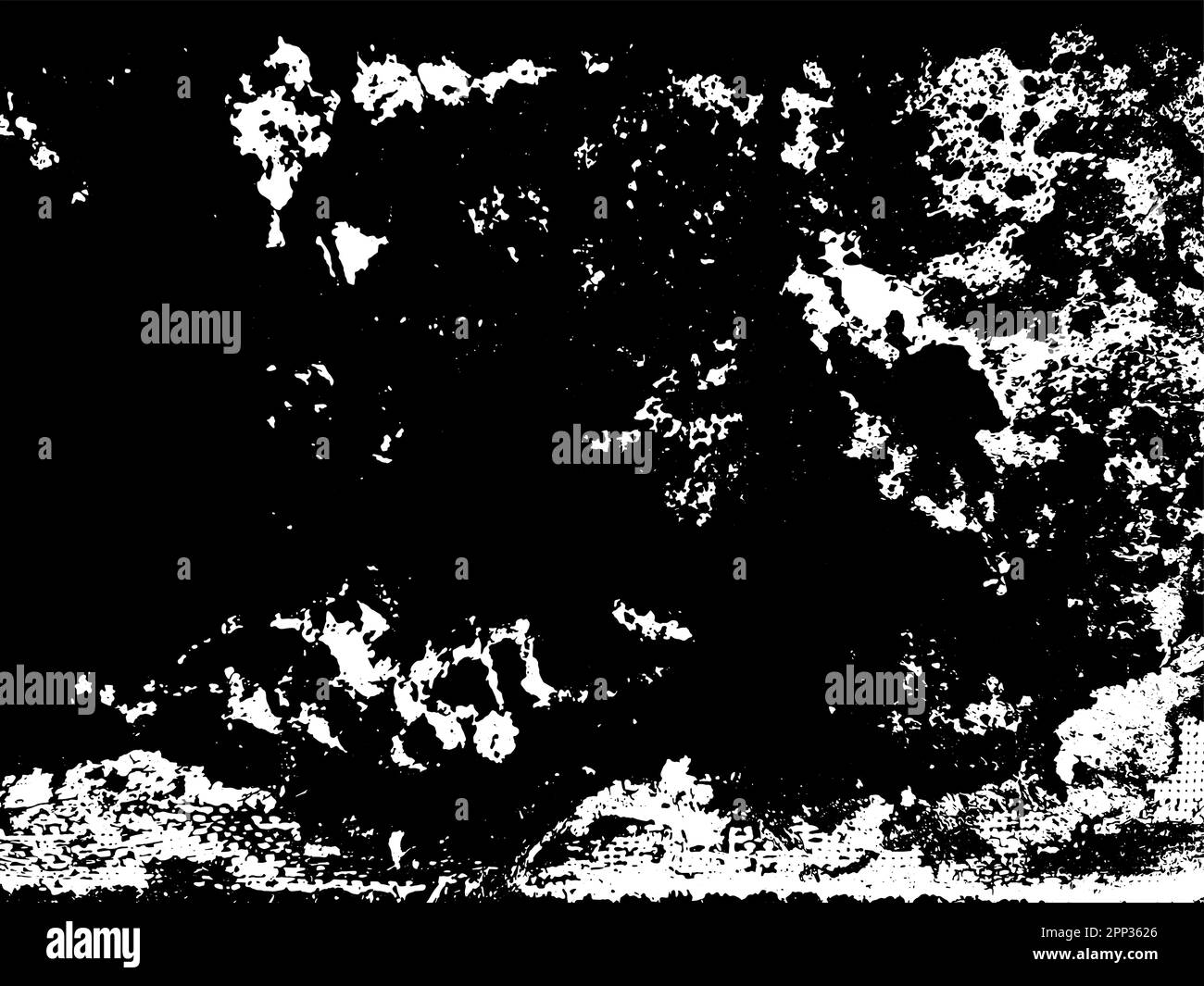 Rusty grunge texture. Aggressive damaged surface. Black white ...