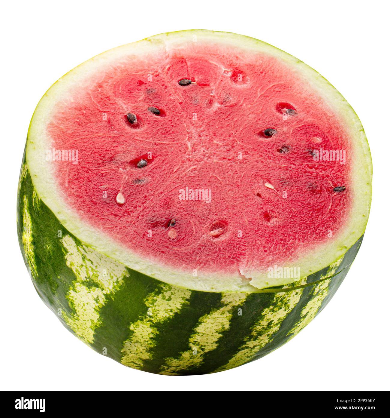 Closeup half watermelon on Cut Out Stock Images & Pictures - Alamy