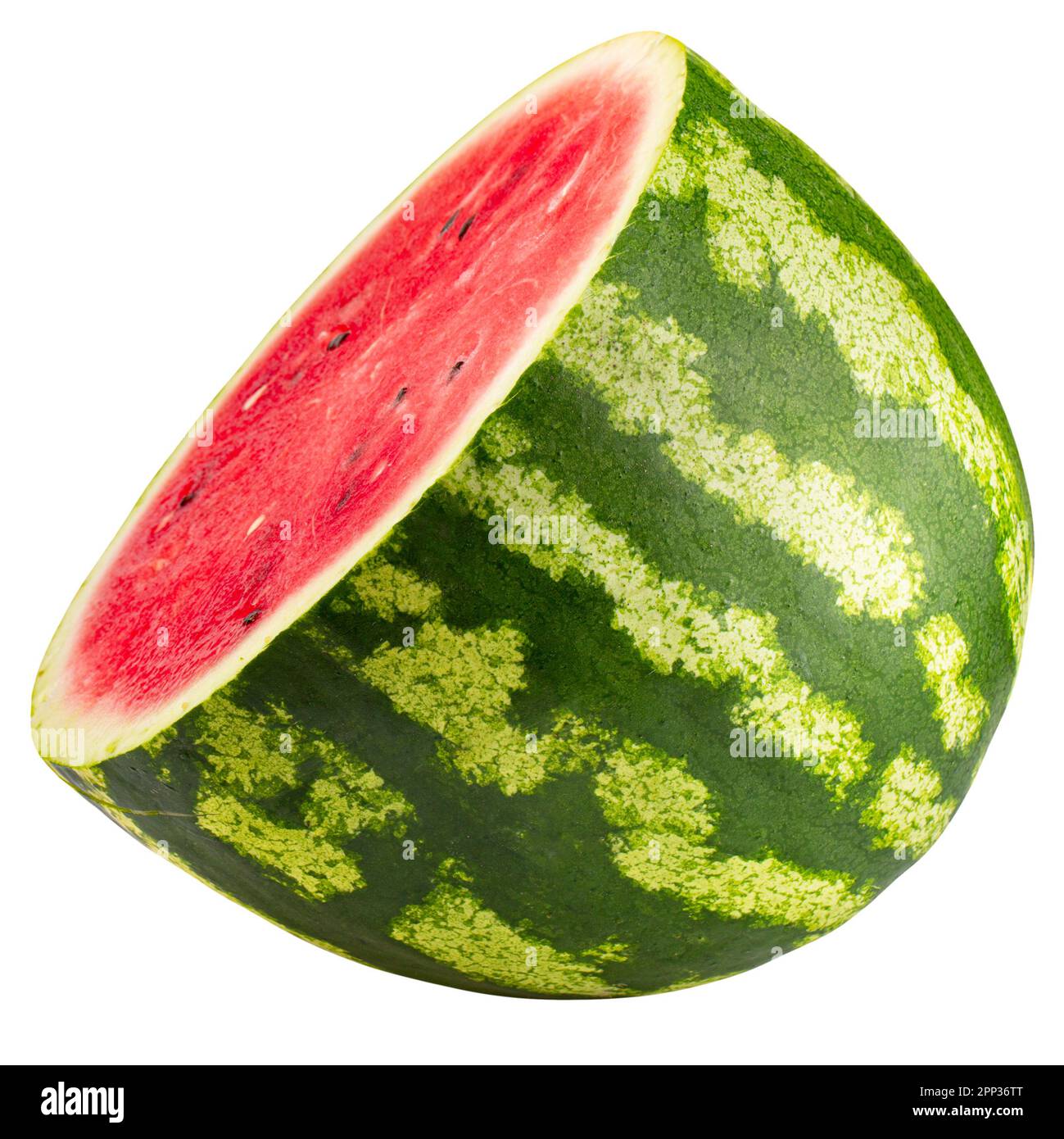 Closeup half watermelon on Cut Out Stock Images & Pictures - Alamy