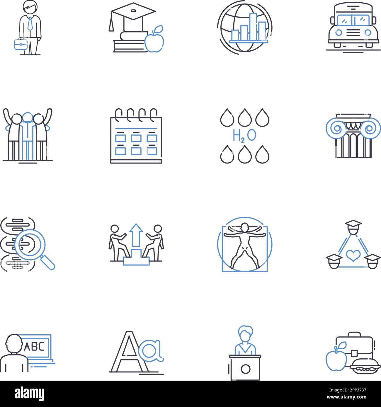 Blended learning vector vectors hi-res stock photography and images - Alamy