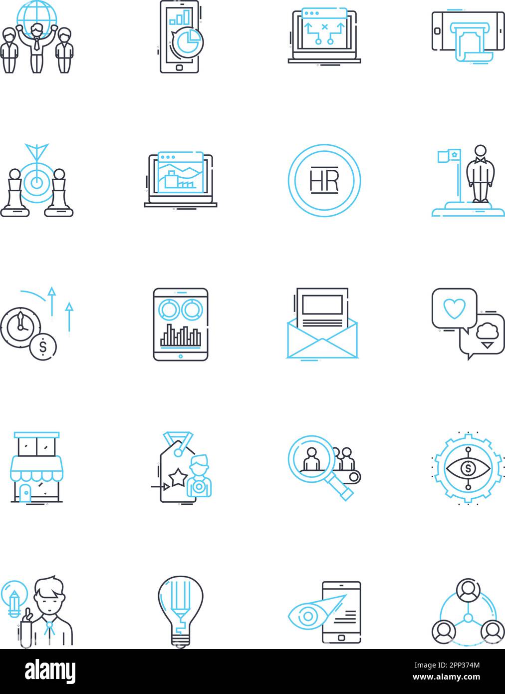 Environmental science linear icons set. Sustainability, Climate ...