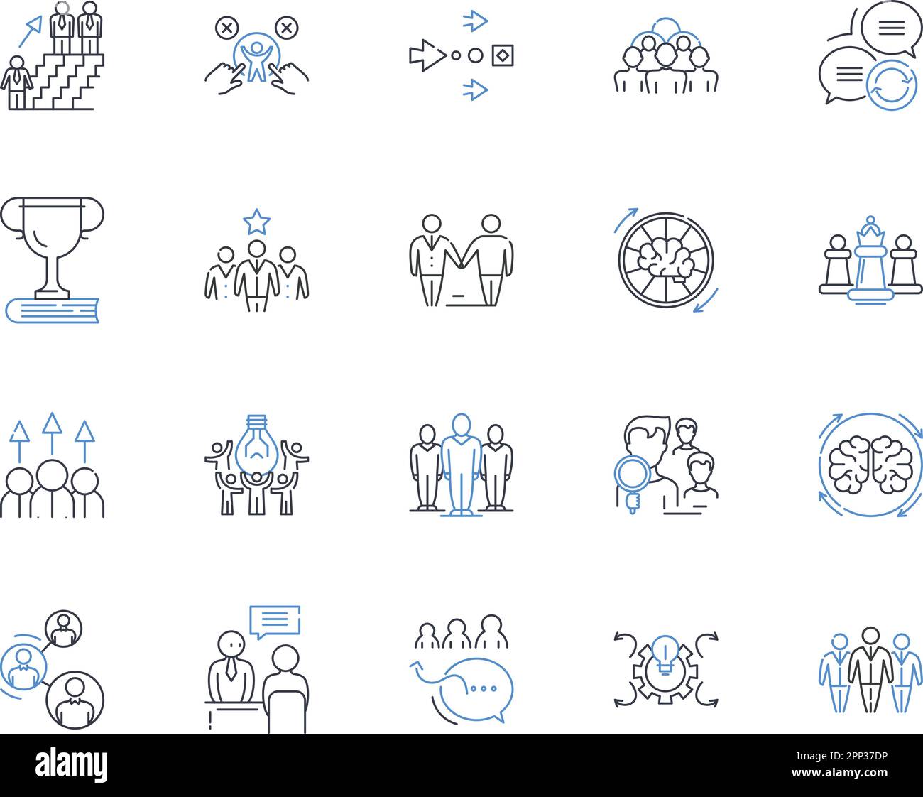 Performance events line icons collection. Spectacle, Projection, Energy ...