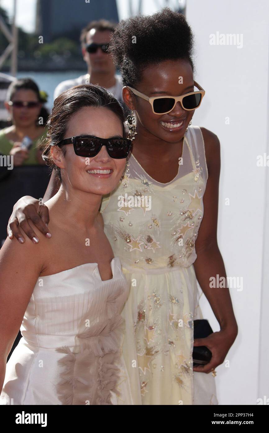 Faustina 'Fuzzy'Agolley and Yumi Stynes at the 2010 Australian ...