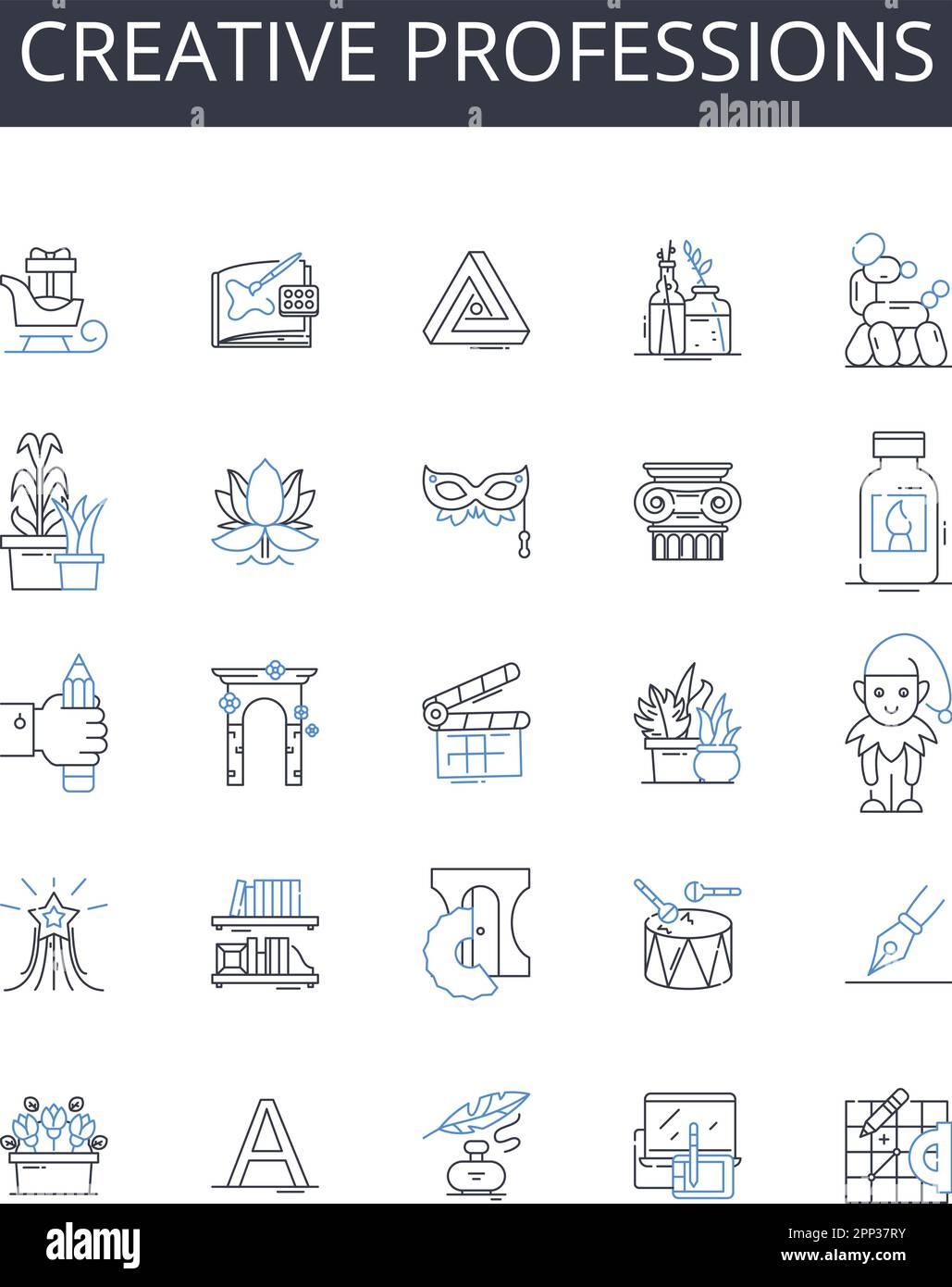 Melodic professions Stock Vector Images - Alamy