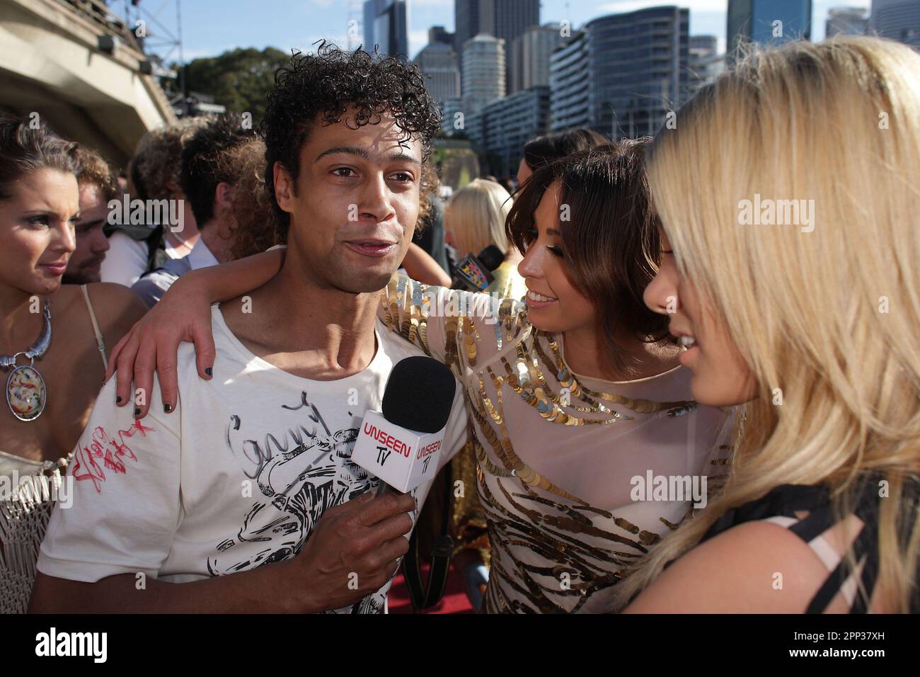 Logan Courtman with Tamara Jaber and Reagan Derry at the 2010 ...