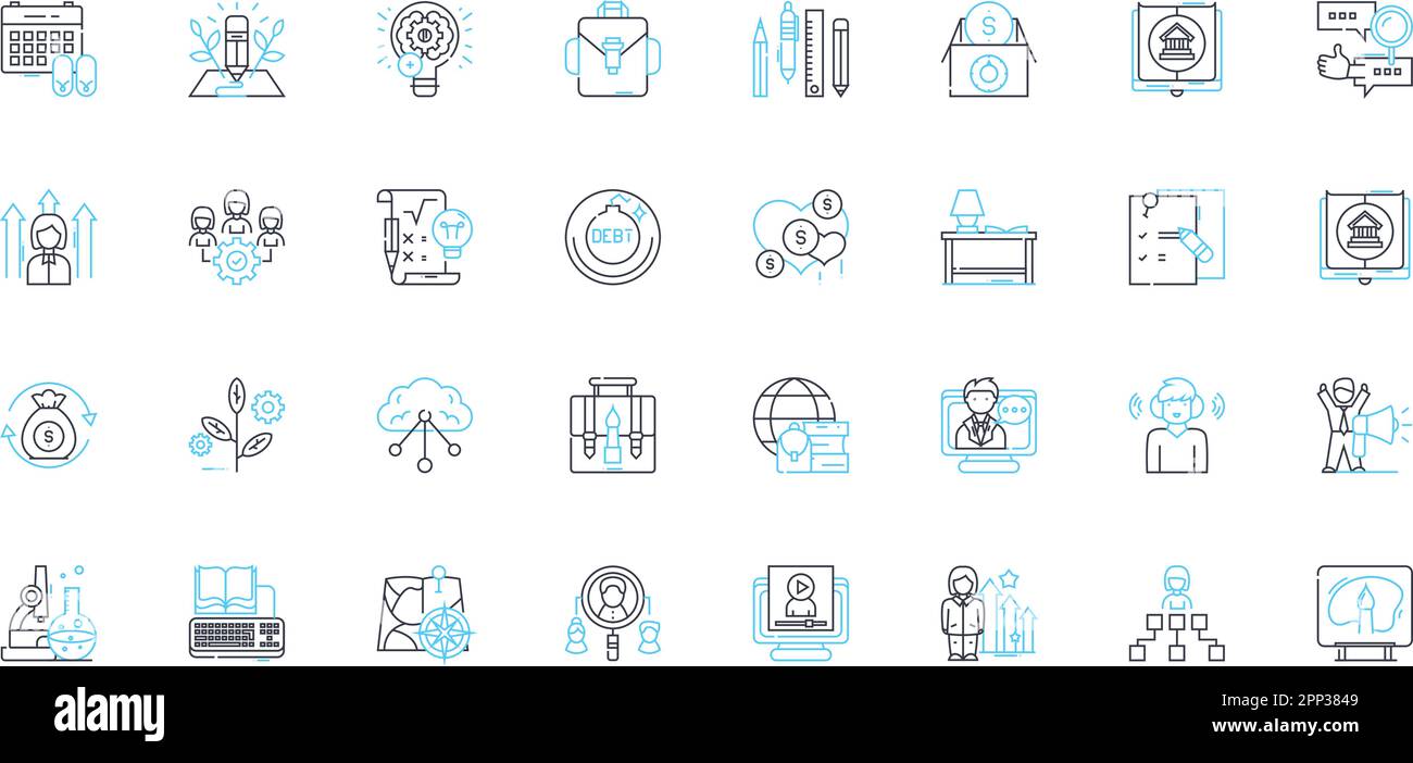Charity and humanitarianism linear icons set. Philanthropy, Giving ...