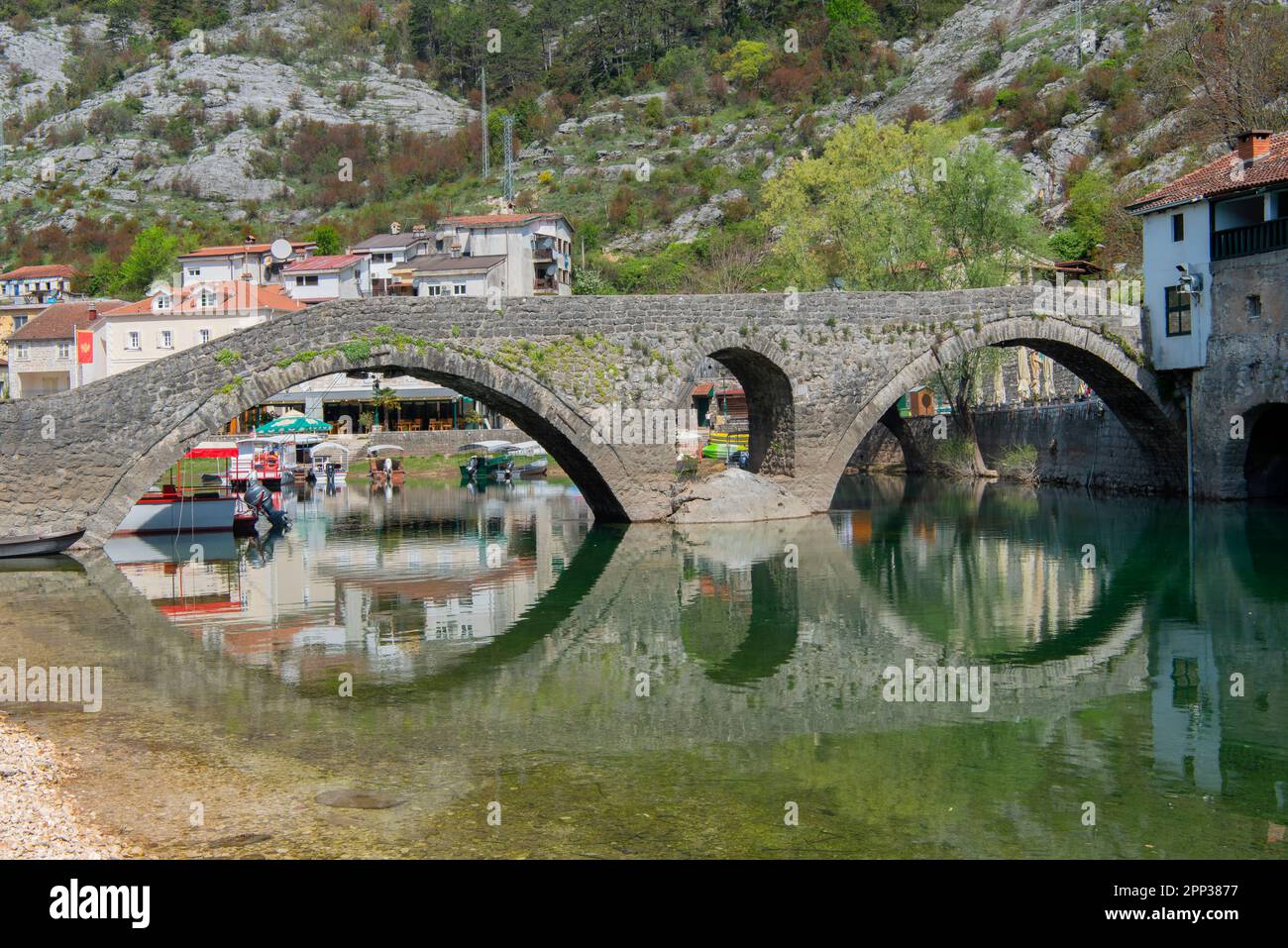 Danilo's Bridge in Crnojevica River, Montenegro Stock Photo - Alamy