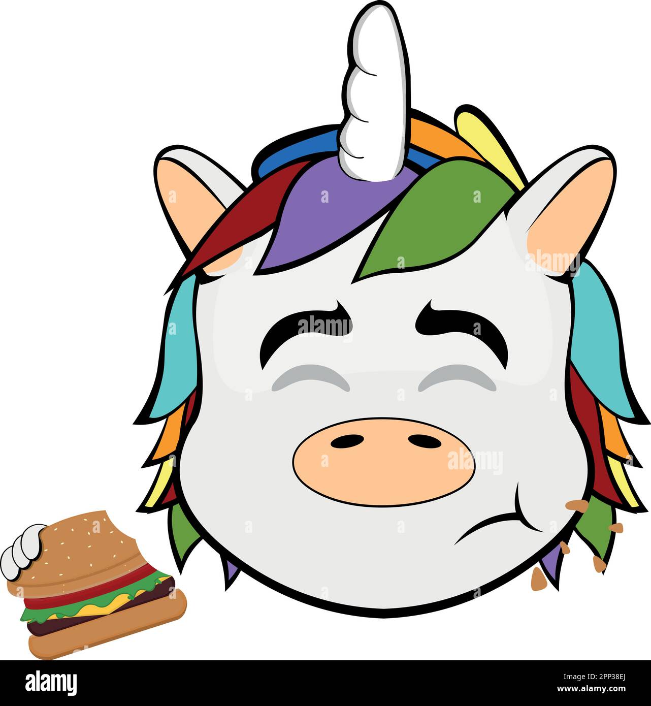 Unicorn Burger Stock Vector Images Alamy unicorn-burger-stock-vector-images-alamy