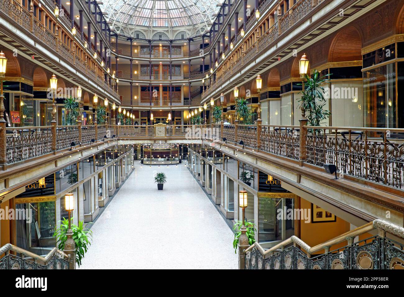 The Cleveland Arcade, opened in 1890, is a historic landmark known for ...