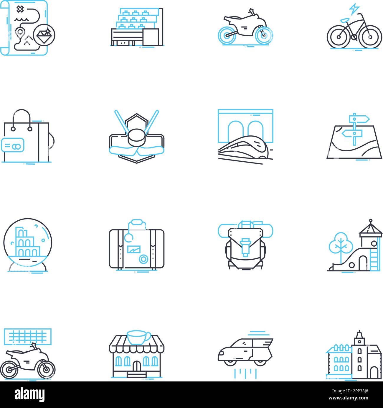 Instant gratification linear icons set. Fulfillment, Pleasure, Satisfaction, Impulse, Enjoyment ...