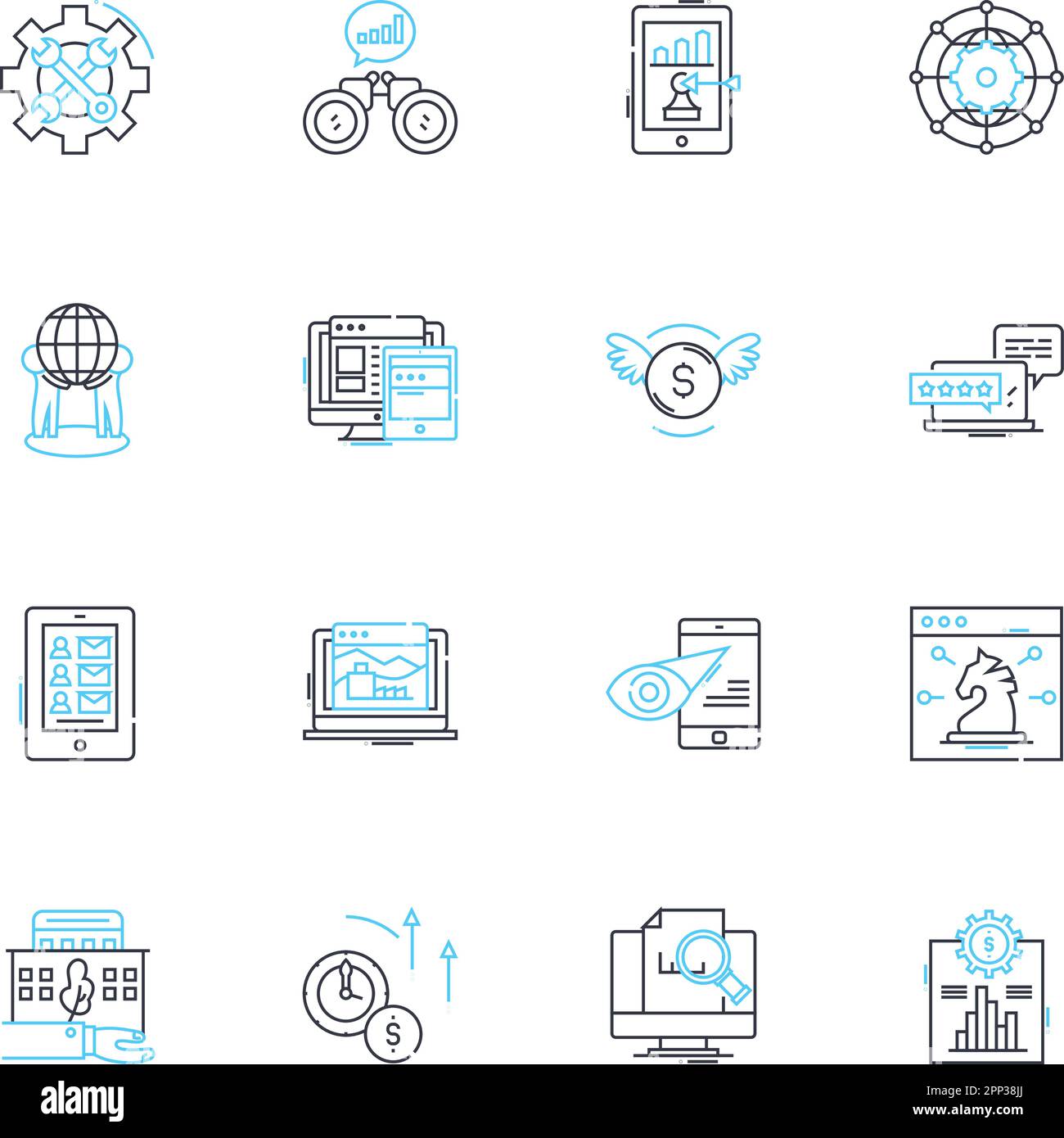 Environmental science linear icons set. Sustainability, Climate ...