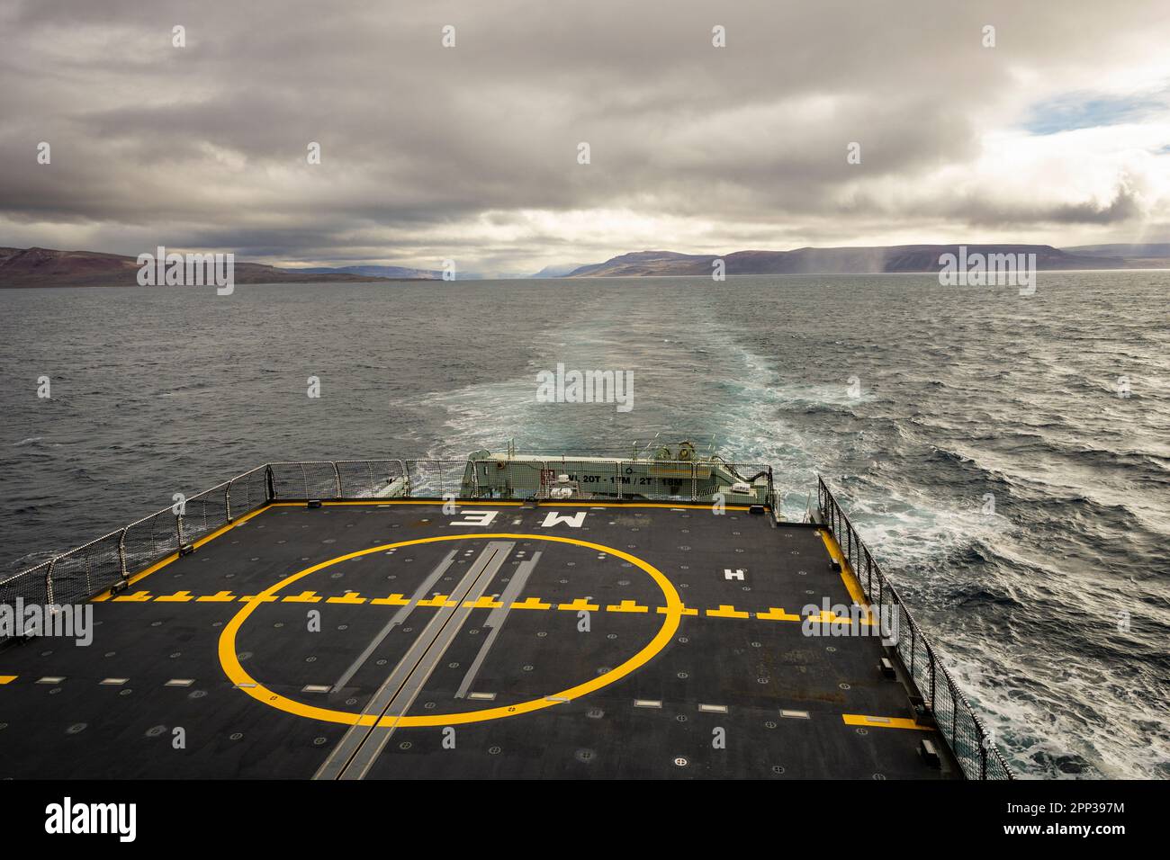 The Royal Canadian Navy's arctic patrol vessel HMCS Margaret Brooke ...