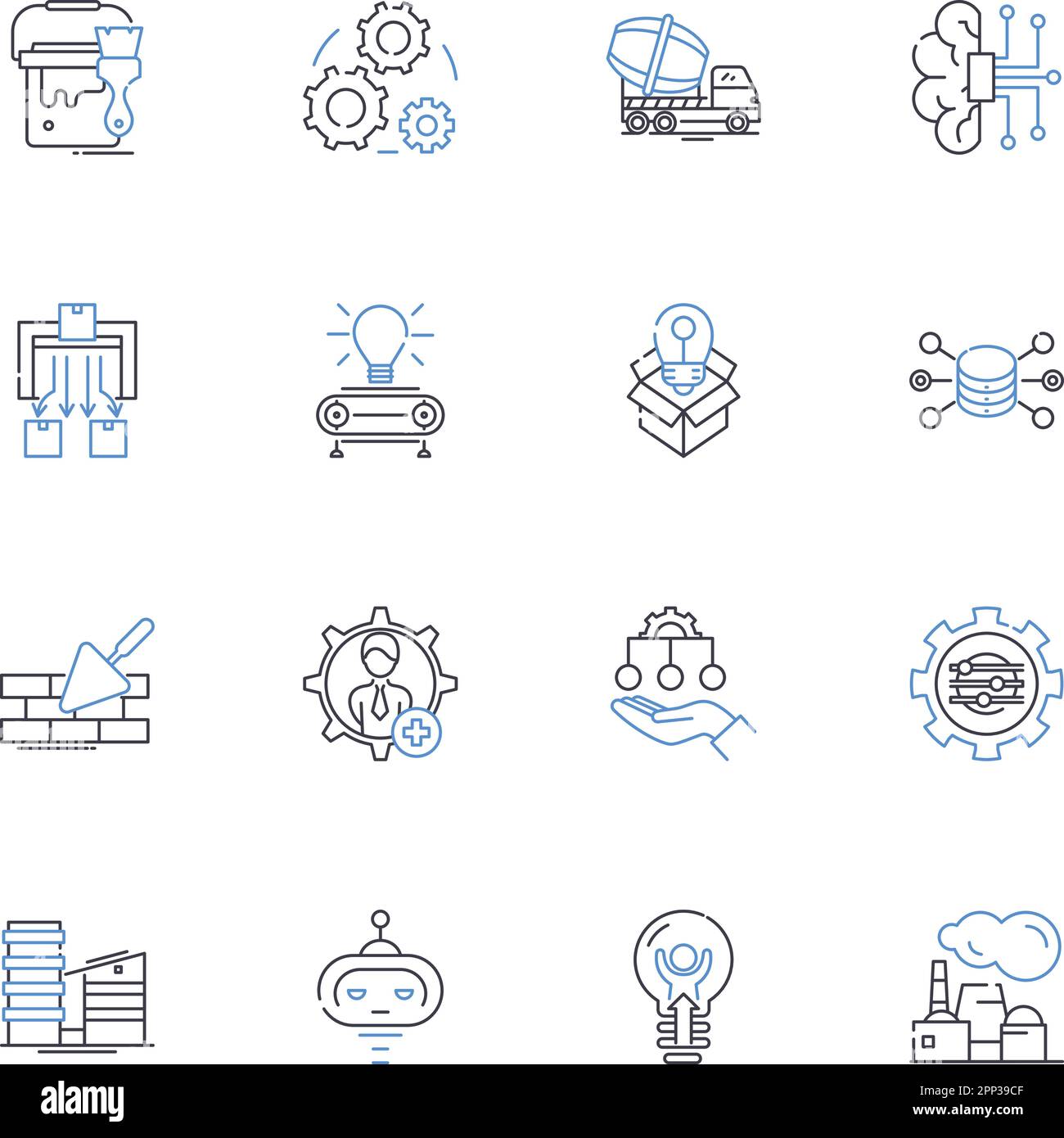 Creative line icons collection. Imagination, Artistic, Innovation ... Creative line icons collection. Imagination, Artistic, Innovation ...