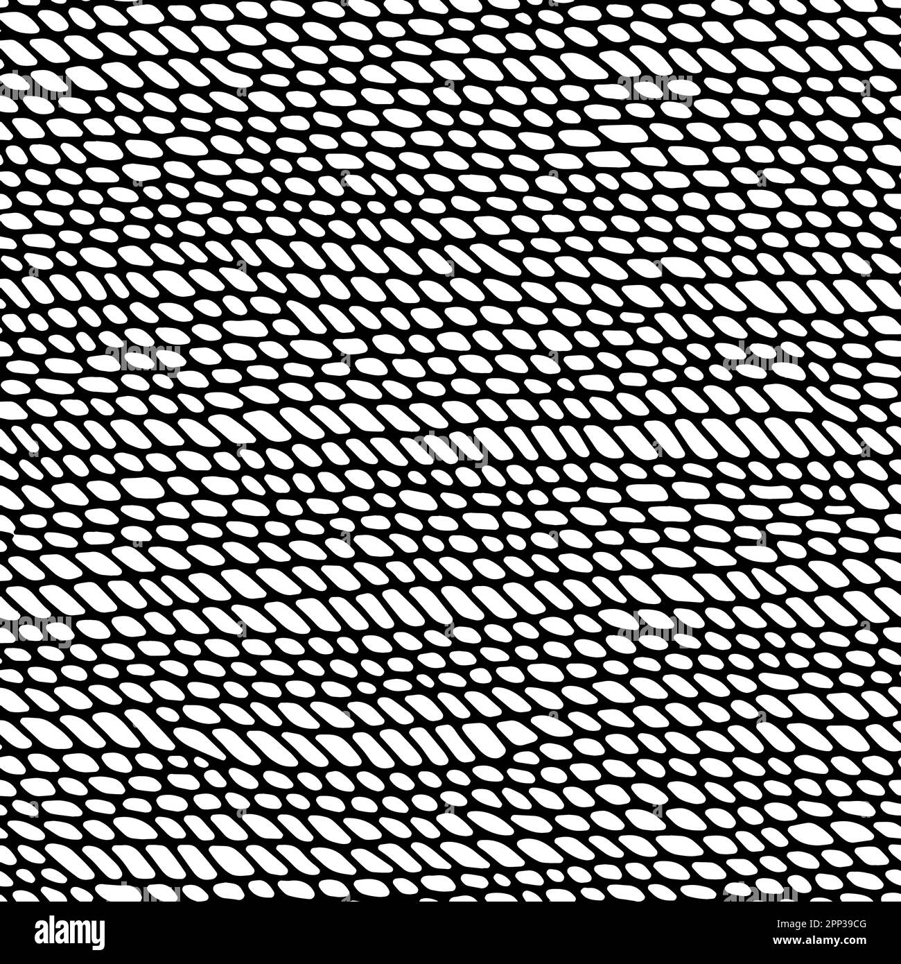 Vector Optical Illusion Black and White Seamless Pattern Stock Vector ...