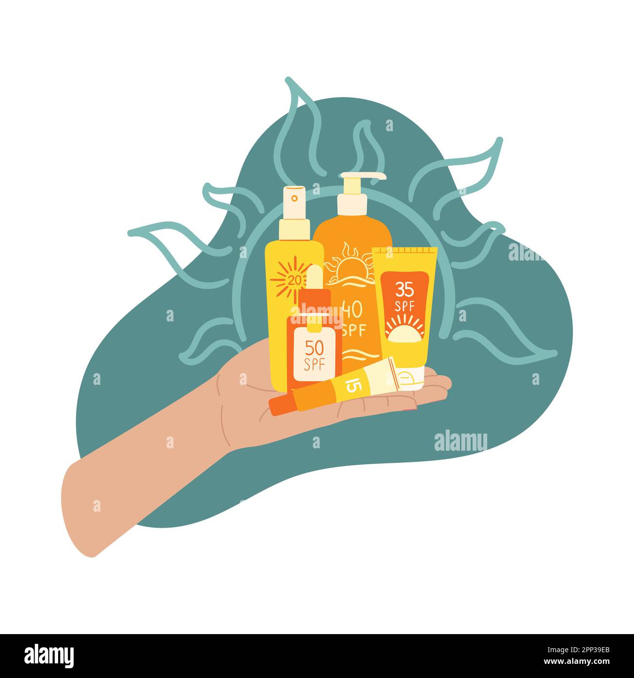 Uv hand protection icon Cut Out Stock Images & Pictures - Alamy