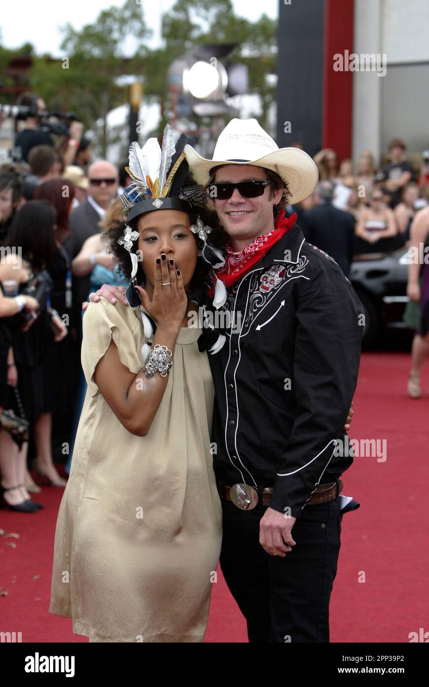 Fuzzy and Nathan Sapsford at the 2007 ARIA (Australian Recording ...