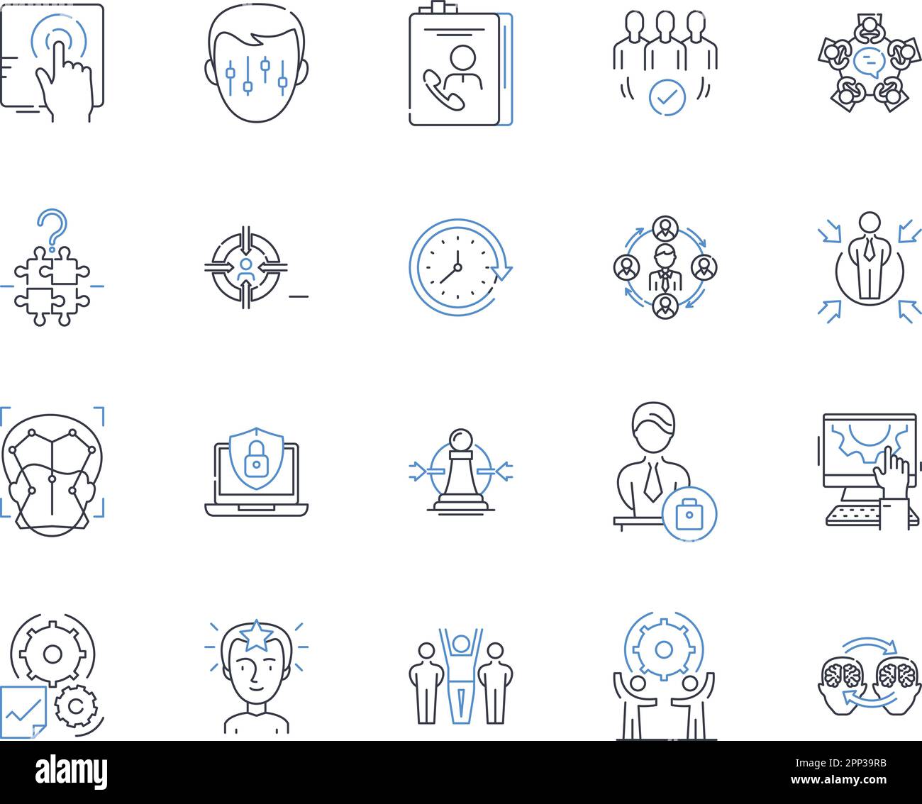 Affiliate agreements line icons collection. Collaboration, Agreement ...