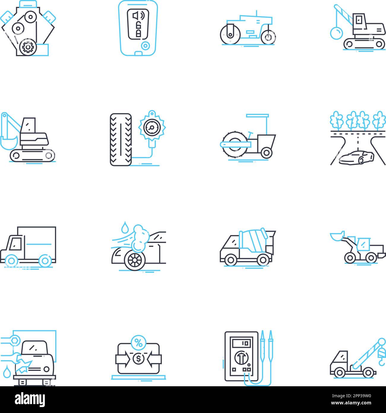 Healthcare sector linear icons set. Medicine, Wellness, Hospital ...