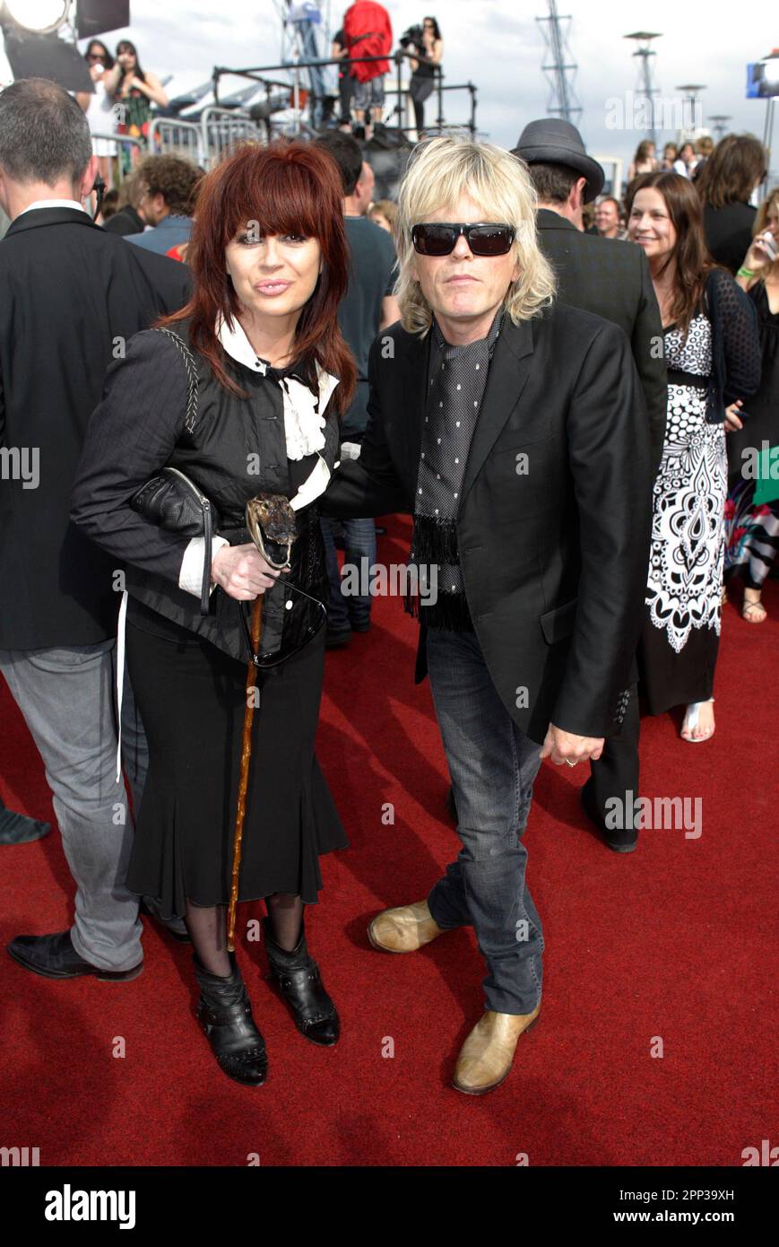 Chrissy Amphlett and Mark McEntee of The Divinyls at the 2007 ARIA ...