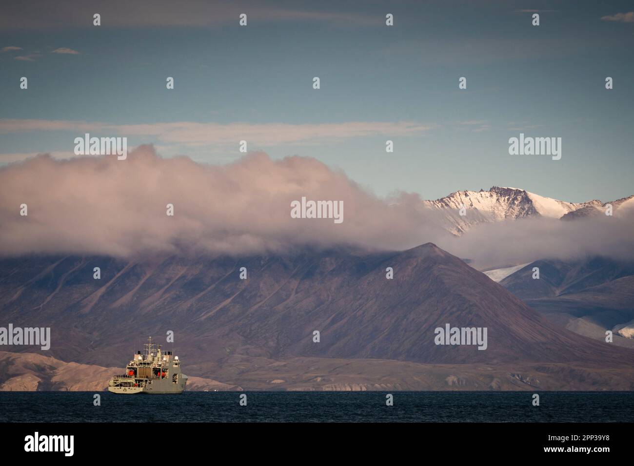 Arctic Offshore Patrol Vessel (AOPV 431) HMCS Margaret Brooke off Pond ...