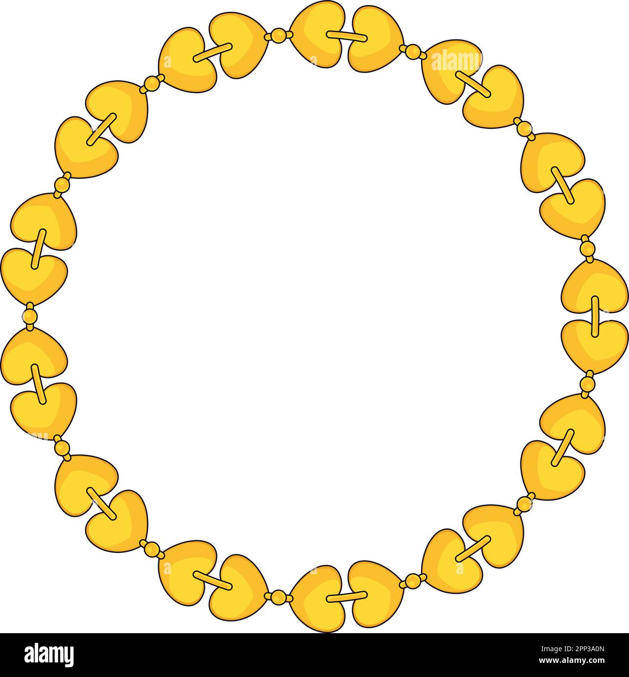 Braided gold chains Stock Vector Images - Alamy