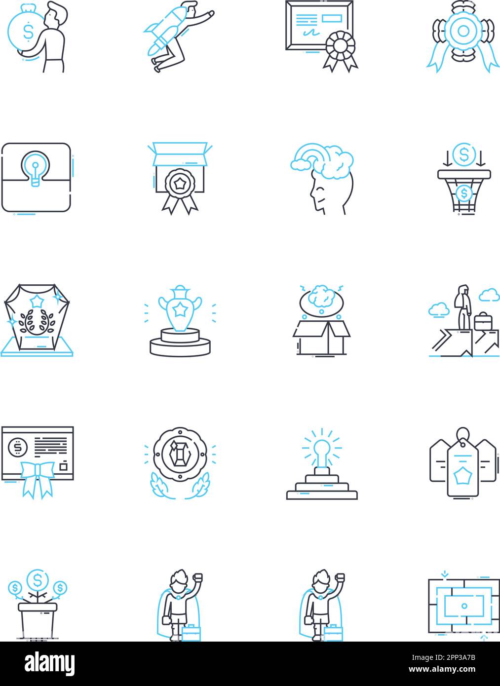 Advising Linear Icons Set Consultation Coaching Guidance Direction