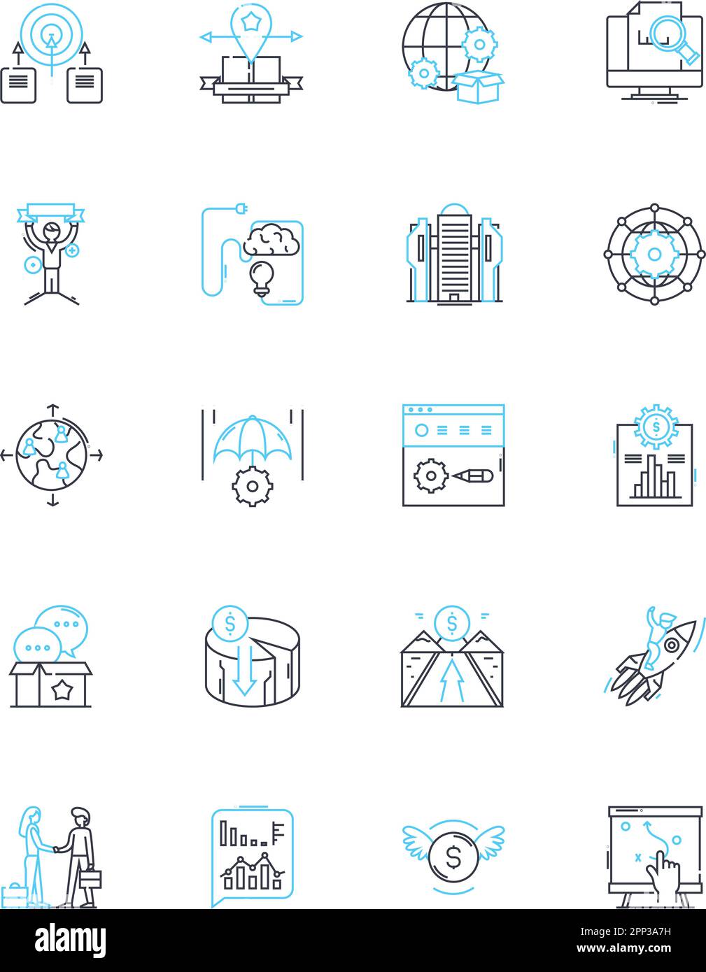 Social contract linear icons set. Covenant, Agreement, Compact ... Social contract linear icons set. Covenant, Agreement, Compact ...