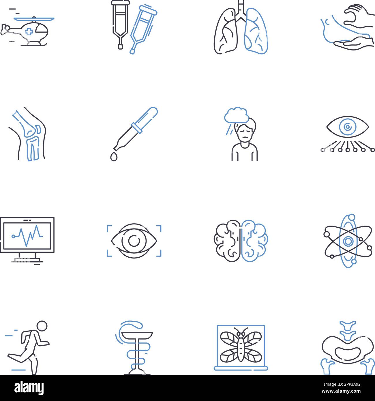 Nutritional center line icons collection. Health, Nutrition, Wellness ...