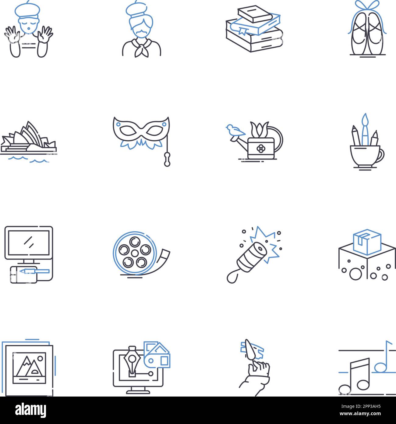 Gourmet treats line icons collection. Indulgent, Satisfying, Decadent ...