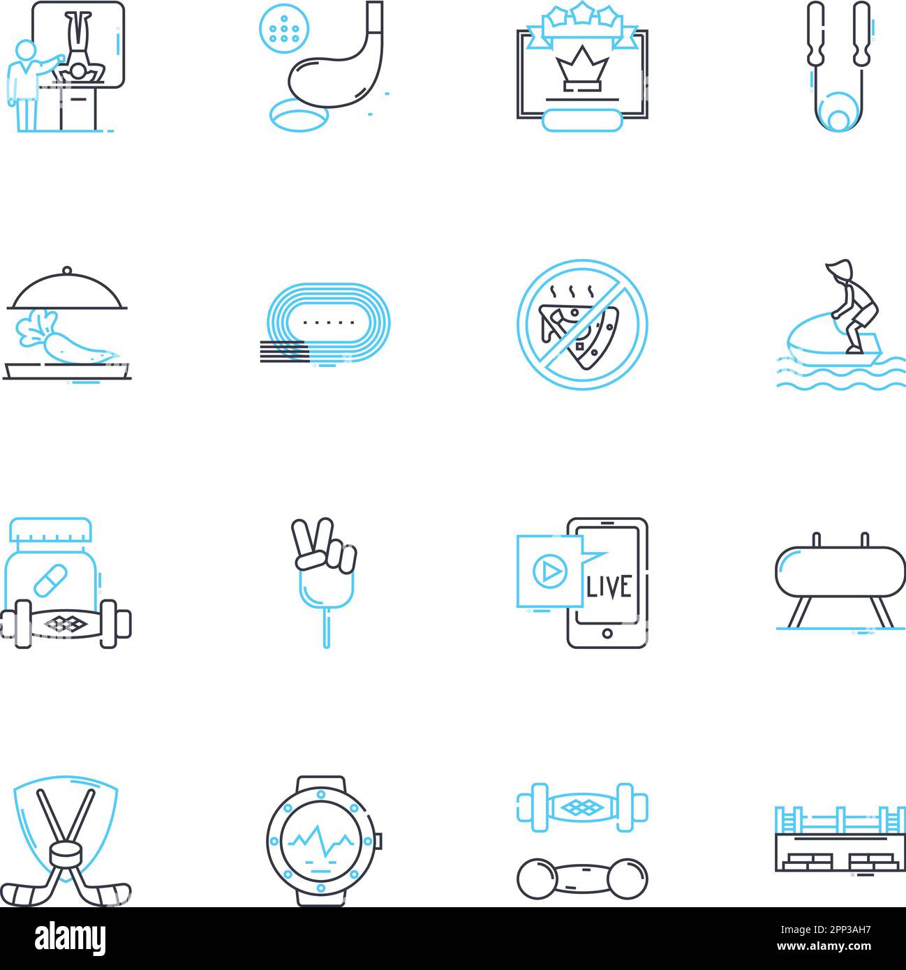 Yoga linear icons set. Asana, Pranayama, Meditation, Mindfulness, Flow ...