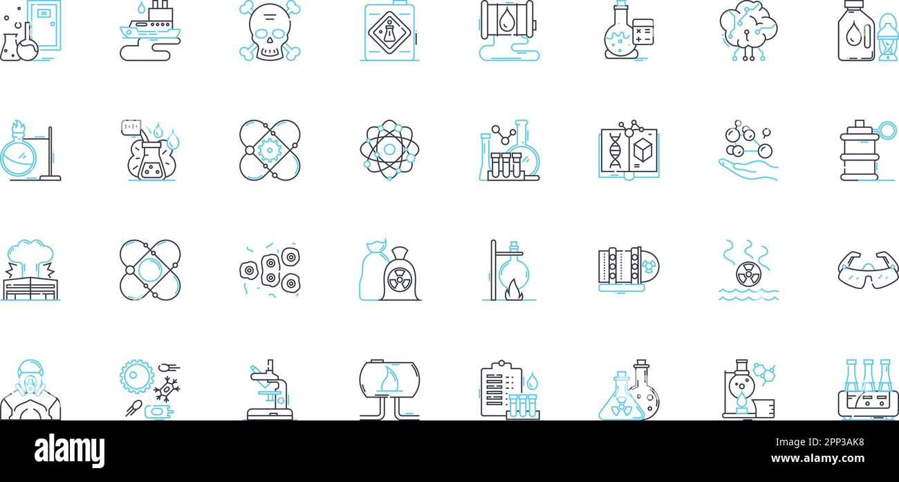 Behavioral Science linear icons set. psychology, sociology ...
