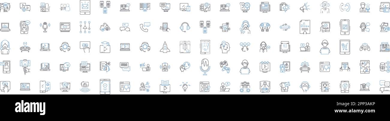 Text messages line icons collection. Communication, Conversation ... Text messages line icons collection. Communication, Conversation ...