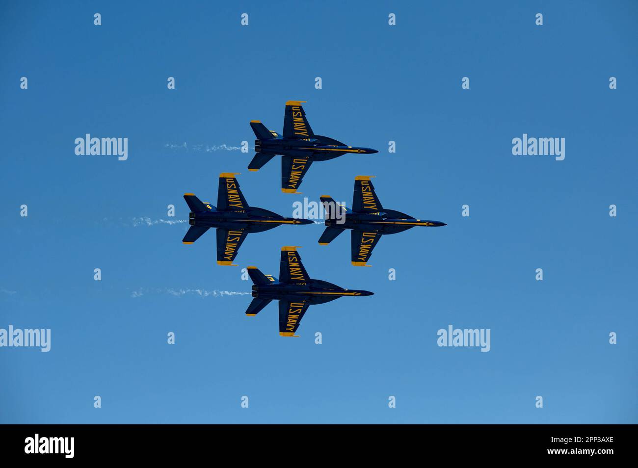 The U.S. Navy U.S. Navy Blue Angels perform aerial maneuvers during the ...