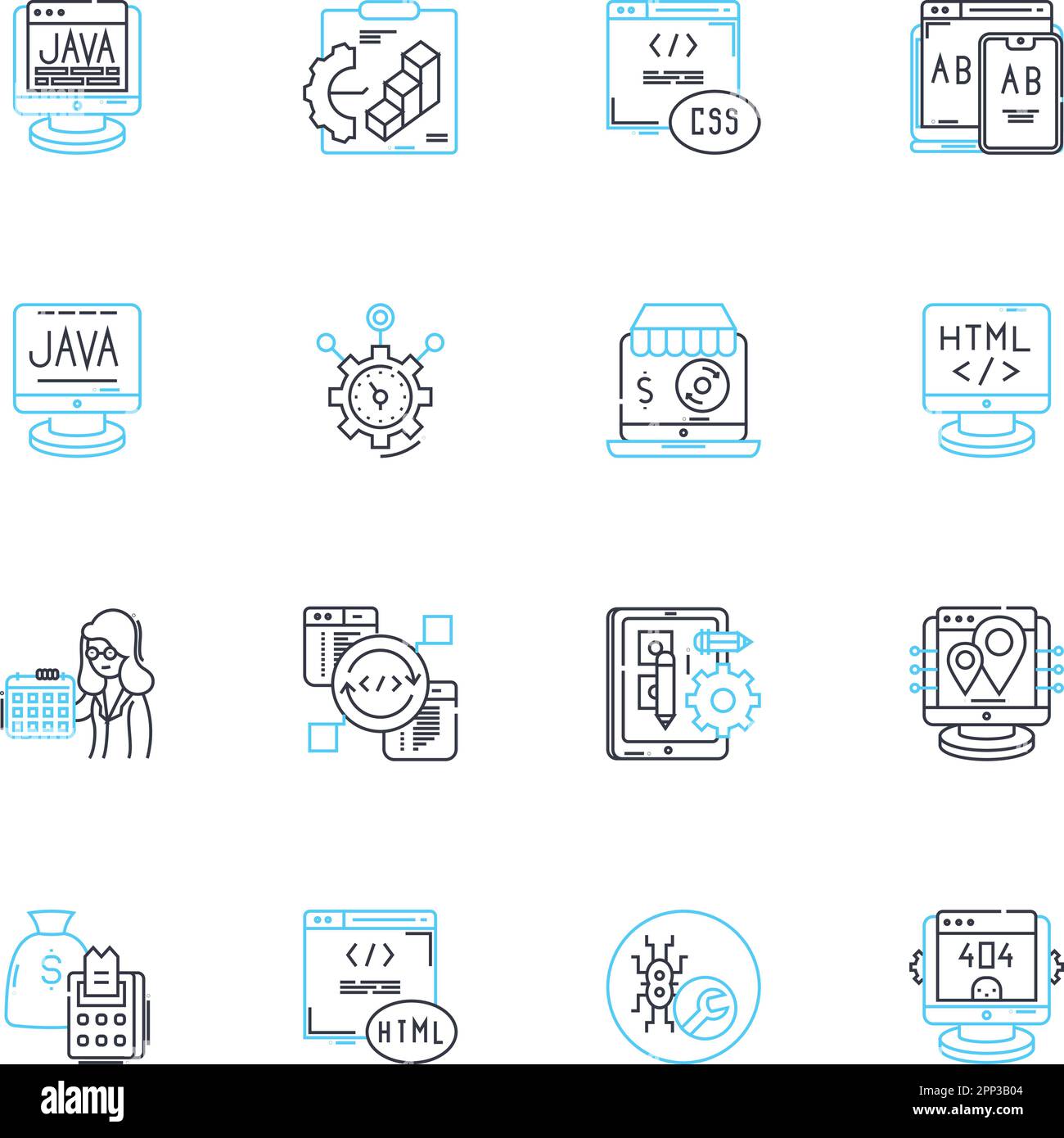 Creative thinking linear icons set. Invention, Imagination, Innovation ... Creative thinking linear icons set. Invention, Imagination, Innovation ...