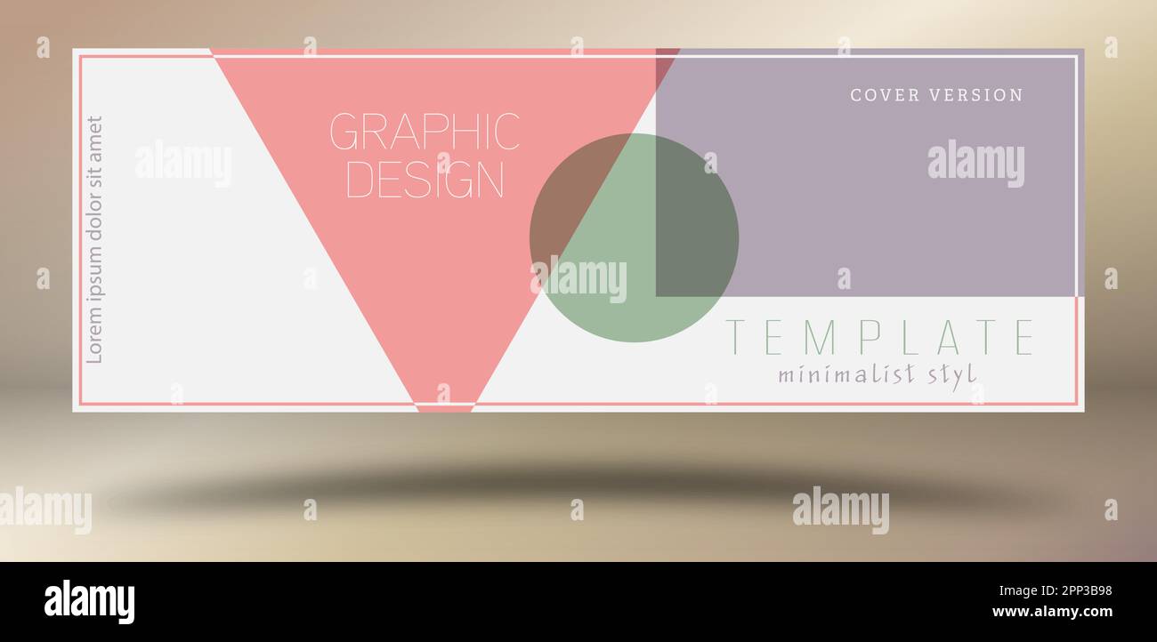 Abstract geometric composition. layout for the cover, banner, brochure ...