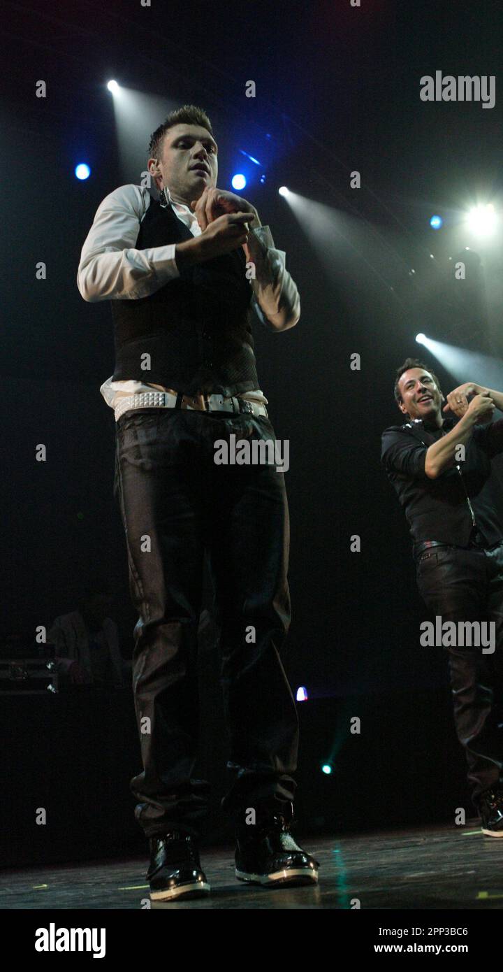 The Backstreet Boys live in concert in Sydney, Australia in 2010 Stock ...