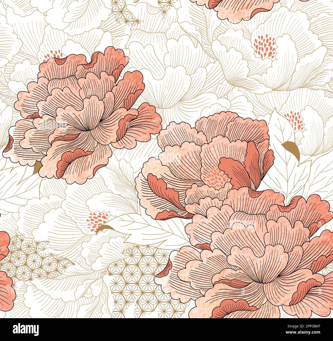 Japanese Peony Pattern