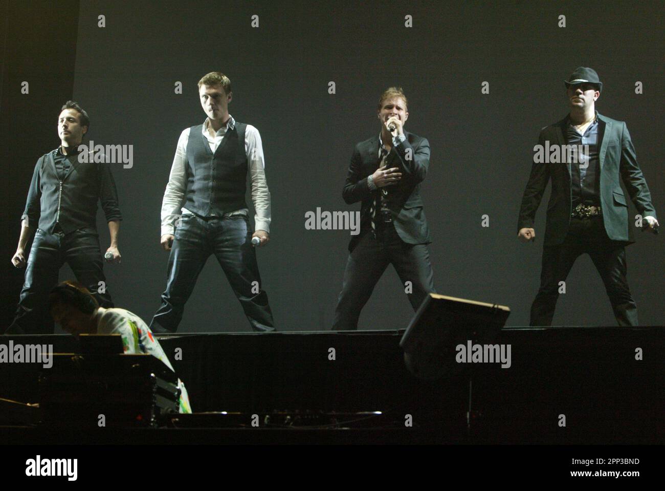 The Backstreet Boys live in concert in Sydney, Australia in 2010 Stock ...