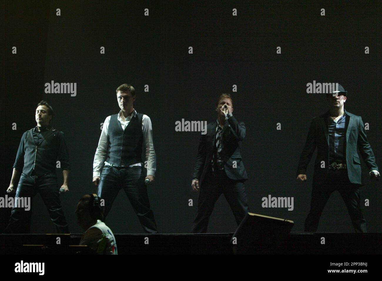 The Backstreet Boys live in concert in Sydney, Australia in 2010 Stock ...