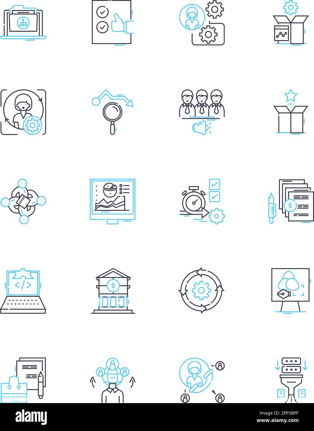 Investment Strategy linear icons set. Portfolio, Diversification, Risk ... Investment Strategy linear icons set. Portfolio, Diversification, Risk ...