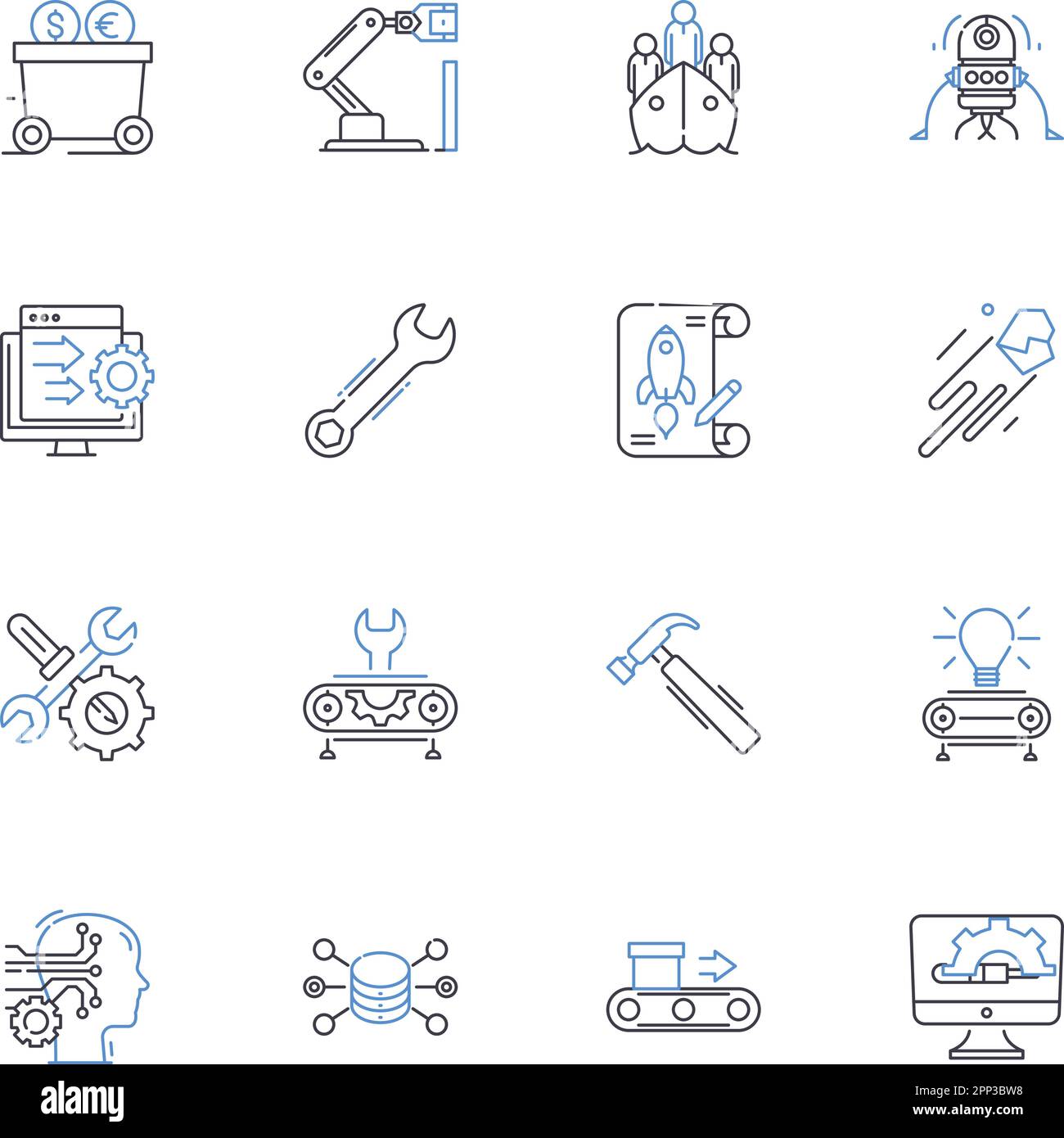 Inward line icons collection. Introspection, Self-reflection, Intuition ... Inward line icons collection. Introspection, Self-reflection, Intuition ...