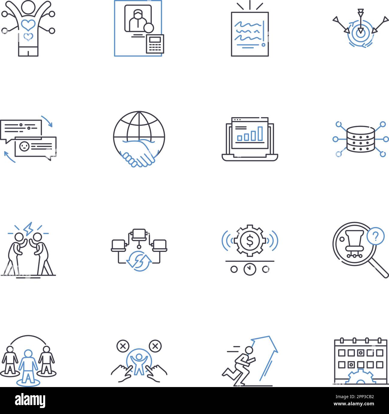 Execution excellence line icons collection. Precision, Efficiency ... Execution excellence line icons collection. Precision, Efficiency ...