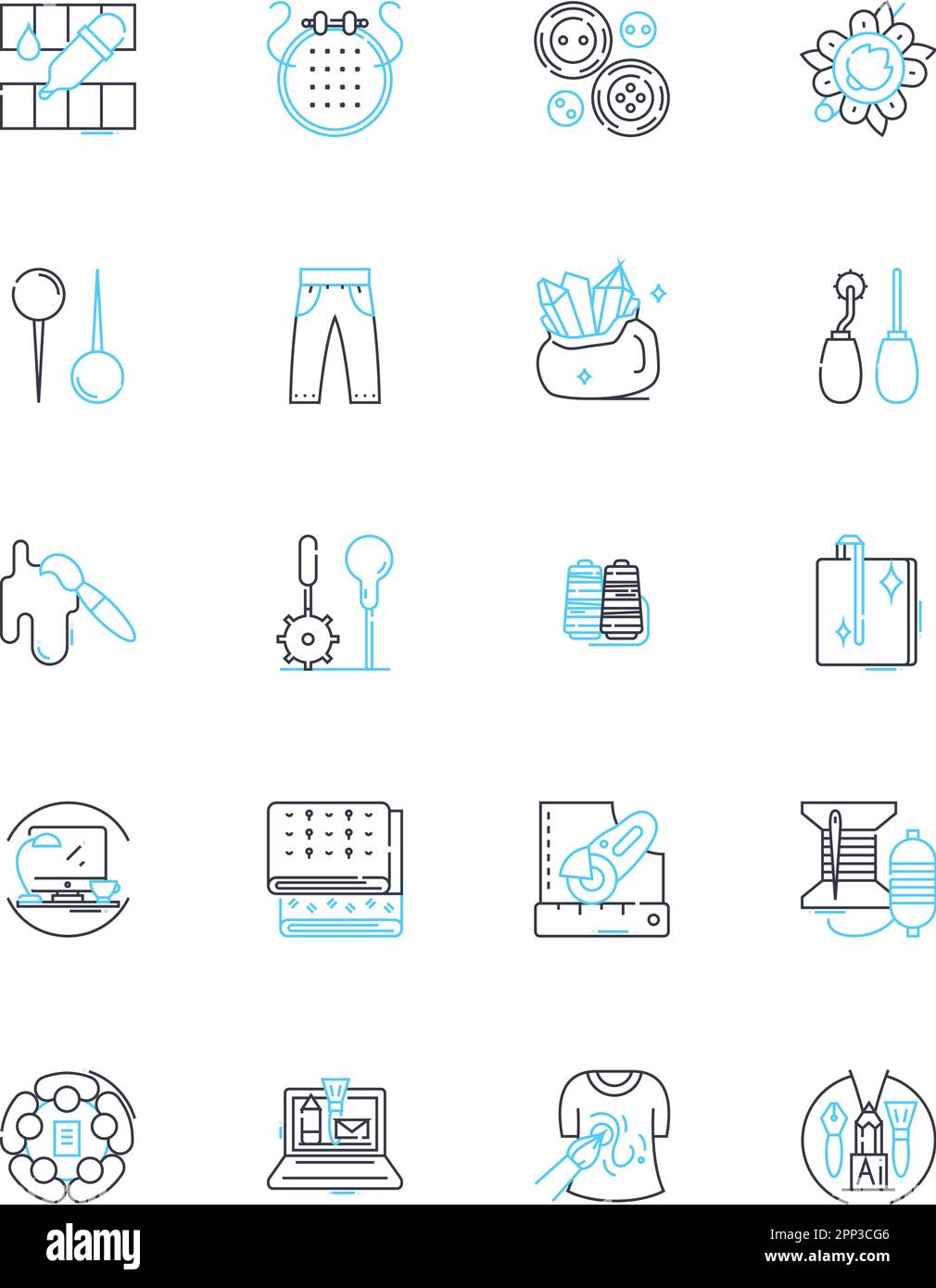 Thrift store linear icons set. Vintage, Secondhand, Bargain, Used ...