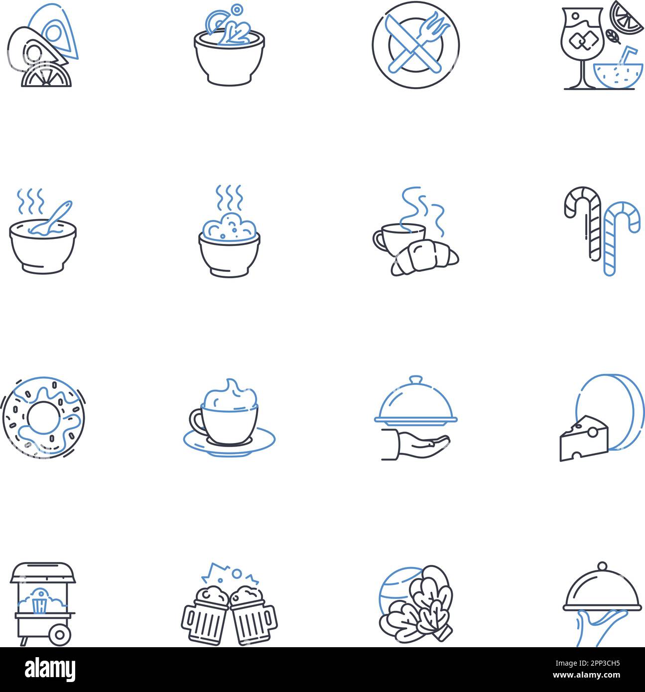 Broiling line icons collection. Sear, Cooking, Grill, Flame, Heat, Meat ...