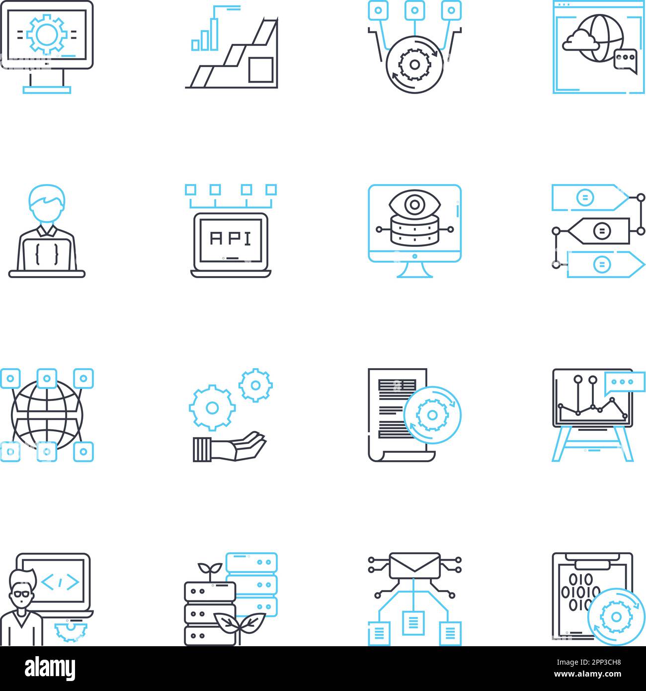 Cash regulation linear icons set. Accountability, Oversight, Compliance ...