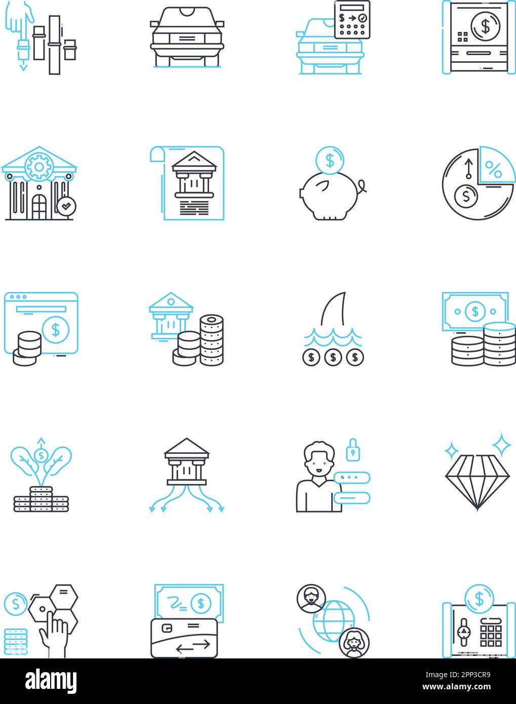 Automated deposit linear icons set. Digital, Secure, Convenient ... Automated deposit linear icons set. Digital, Secure, Convenient ...