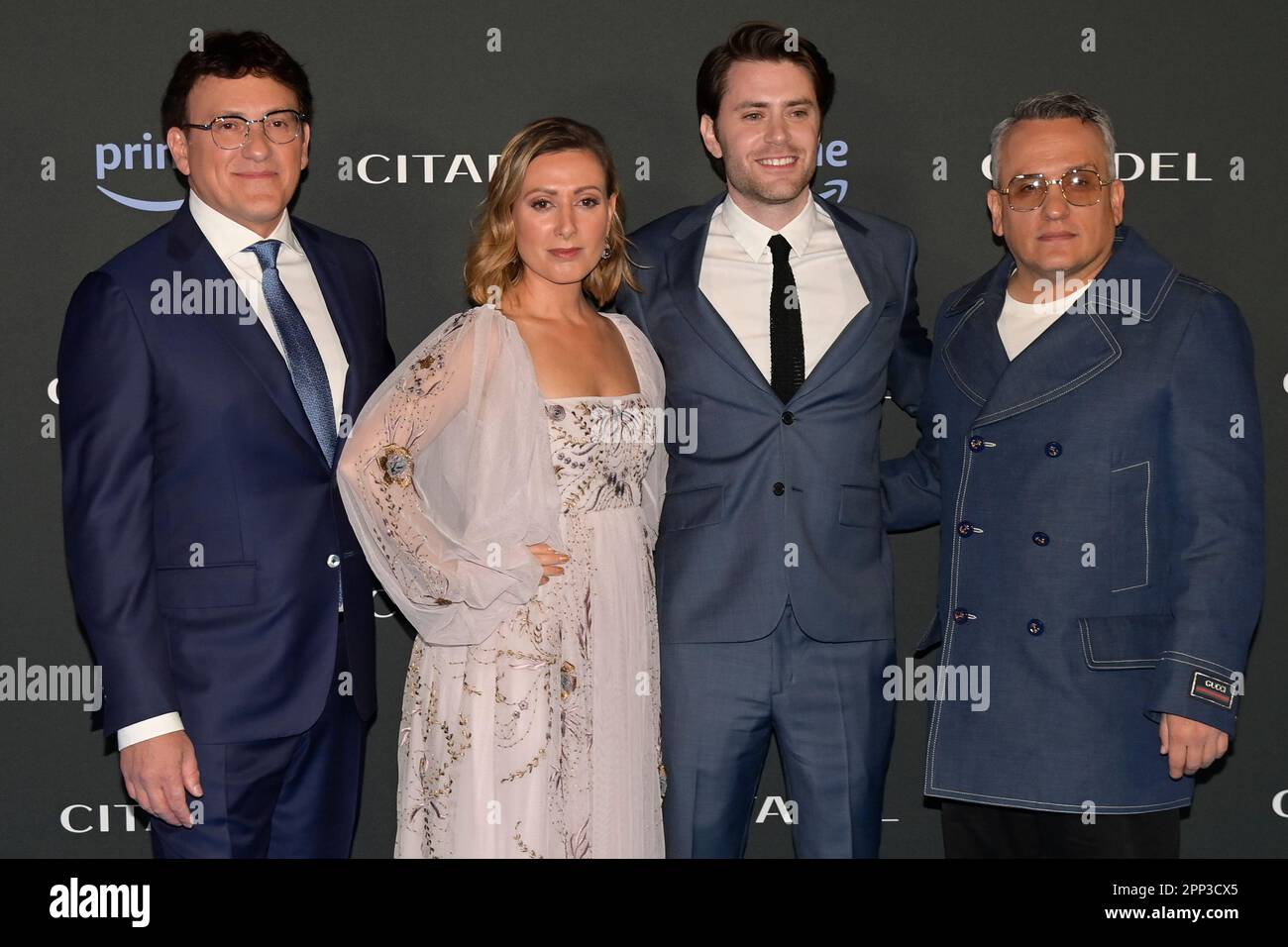 Rome, Italy. 21st Apr, 2023. Anthony Russo (l), Angela Russo (c), David ...