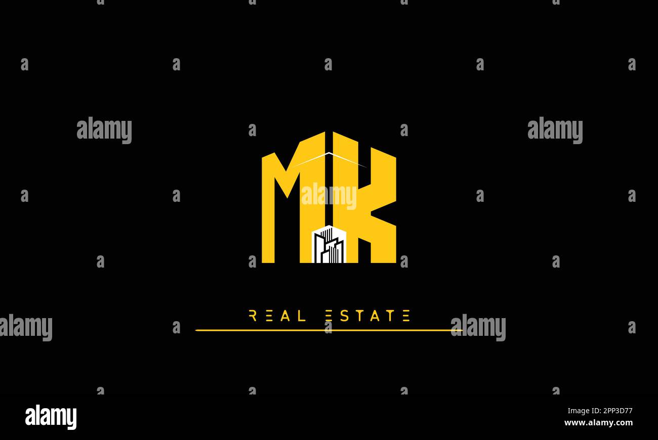 Mk template Stock Vector Images - Alamy