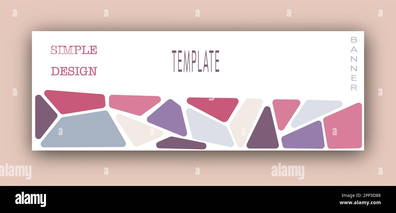 Abstract composition of geometric shapes. Layout and ideas for title ...
