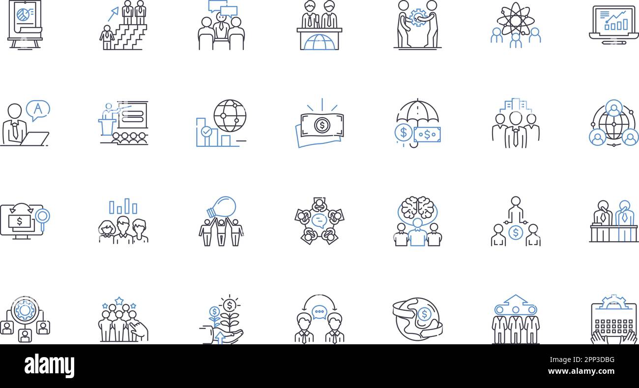 Continental exchange line icons collection. Forex, Currency, Trading ... Continental exchange line icons collection. Forex, Currency, Trading ...